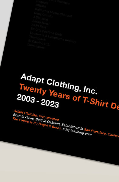 Adapt :: 20 Years of Tees (24" x 36" Poster) – Adapt.