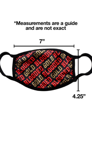 Gold Blooded (Black/Red Original Face Mask) – Adapt.